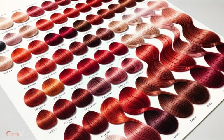 Auburn Red Hair Color Chart Comprehensive Guide