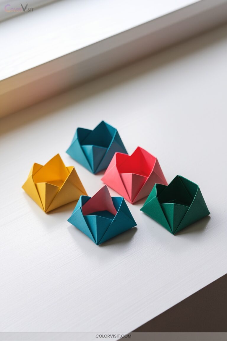 20 Creative Color Paper Design Ideas For Crafting Enthusiasts
